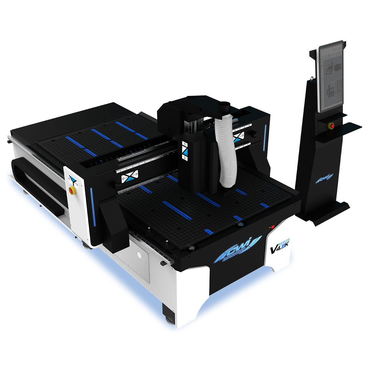 SignMeister V4.8K CNC Router 4′ x 8′ w. Oscillating Knife System | CWI ...